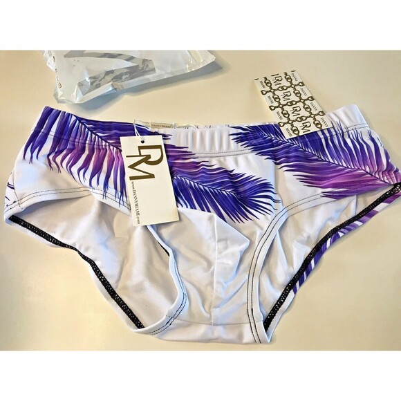 Danny Miami | Swim | New Mens Danny Miami Purple Palm Trees Bikini Swim ...